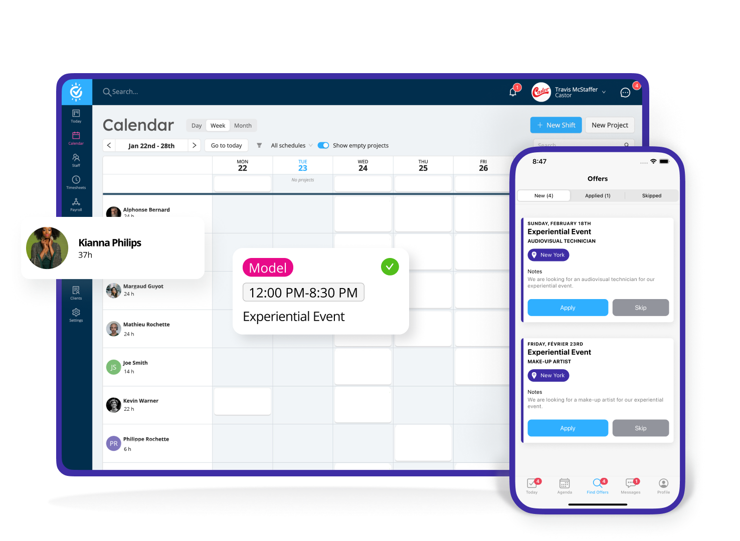 Temp Staff Management Software | Workstaff Planning & Scheduling App